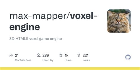 GitHub Max Mapper Voxel Engine 3D HTML5 Voxel Game Engine