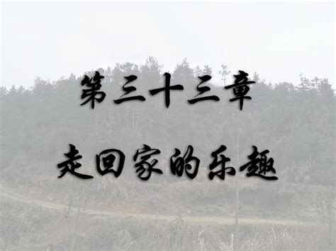 出走半生——第三十三章 走回家的乐趣 知乎