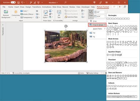 How To Rotate Flip Mirror And Blur Images In Microsoft Powerpoint