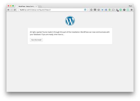 Scratch Install Exercising Passwords Ui Macnchrome Make Wordpress Test