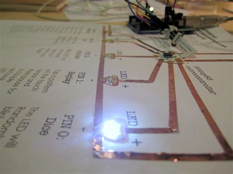 Programming The Microcontroller Sticker Chibitronics