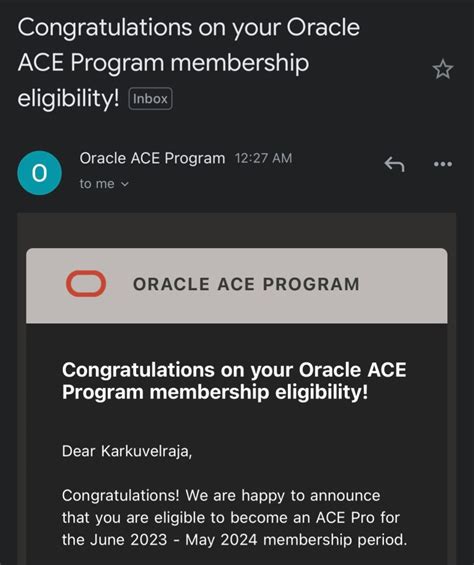 Karkuvelraja Thangamariappan On Linkedin Oracle Orclsql Orclplsql Orcljava Orclapex