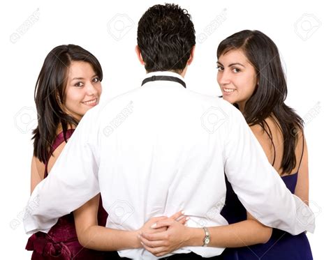 Man Two Girls Blank Template Imgflip