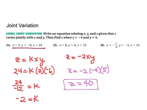Showme Joint Variation