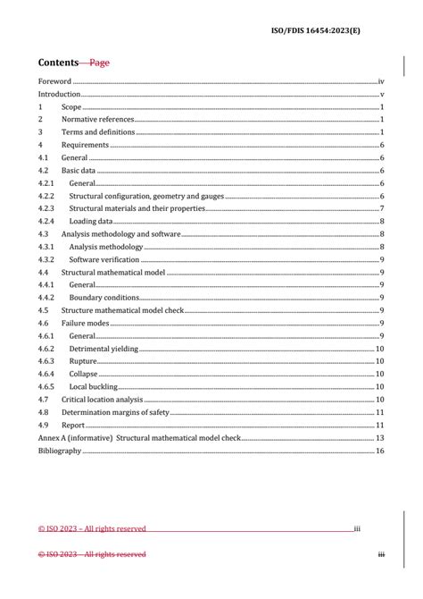 ISO FDIS 16454 Space Systems Structural Design Stress Analysis Requirements
