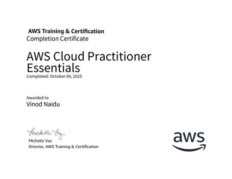 Aws Cloudcomputing Certification Continuouslearning Vinod Naidu