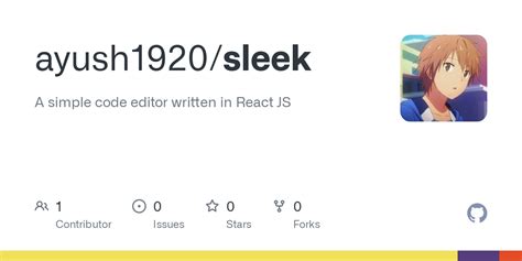 Github Ayush1920sleek A Simple Code Editor Written In React Js