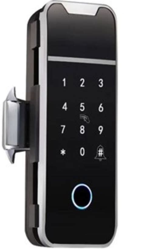 M Tech Card And Biomatric Rfid Door Locks Access Control System Broad Spectrum Frequency