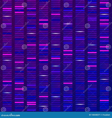 Dna Sequencing Visualization With Colorful Markers Concept Biotechnology Dna Sequencing
