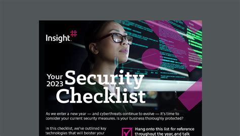 Your Cybersecurity Checklist Insight New Zealand