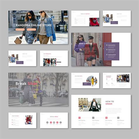 Шаблон презентации Online Store для онлайн магазина Biecom Market