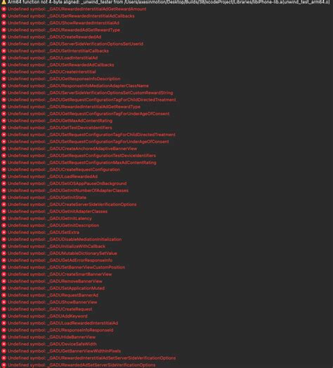 Build Ios Failed Undefined Symbols For Architecture Arm64
