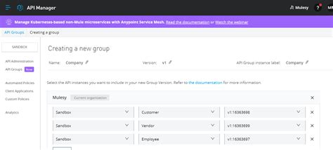 Api Groups In Mulesoft Mulesoft Tutorials