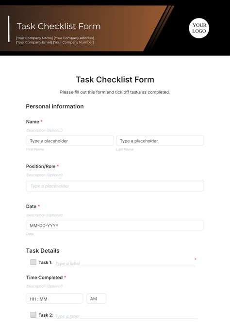 Free Sales Checklist Form Template To Edit Online