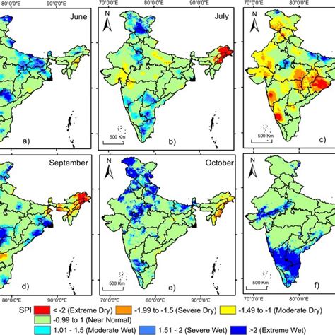 Standardized Precipitation Index Spi 1 Spatial Analysis Using Imerg Download Scientific