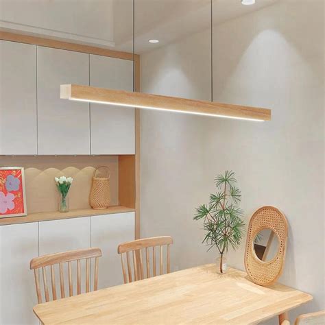 Linear Pendant Light Fixtures Simpson Australian Timber Linear Led