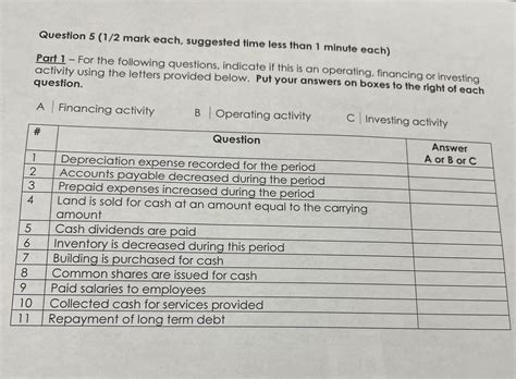 [solved] question 5 1 2 mark each suggested tim