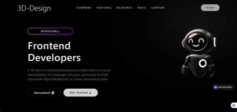 Just Launched A New 3d Main Web Page — Built Entirely With Html Css