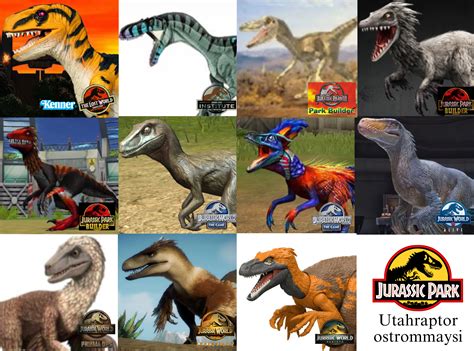 Evolution Of Jurassic Park Utahraptor Know Your Meme