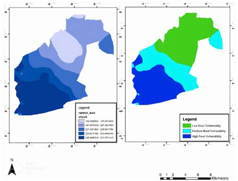 Rainfall Vulnerability Map Of Accra Metropolitan Area Download Scientific Diagram