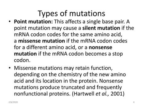 Mutation And Mutagens Pptx