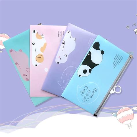 귀여운 마스크 보관 가방 휴대용 만화 Pp 페이스 마스크 홀더 방진 지퍼 파우치 마스크 무공해 저장 가방 연필 가방
