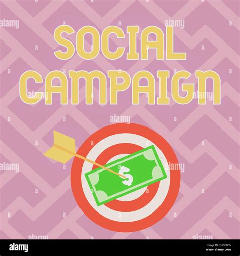 Writing Displaying Text Social Campaign Concept Meaning Use Social Media Platform To Improve