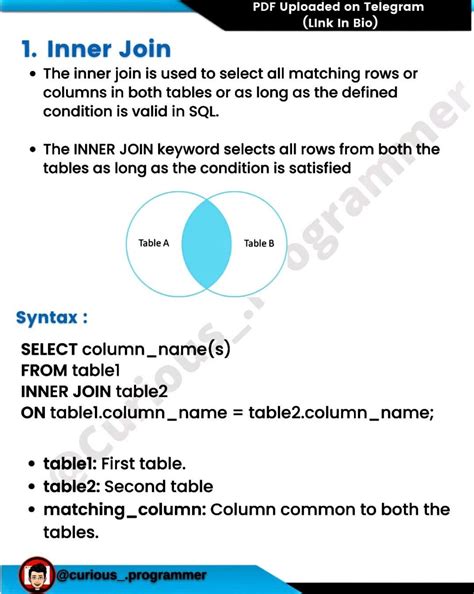 Sql Joins Short Notes Pdf Connect 4 Programming