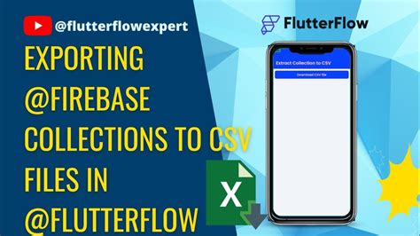 Flutterflow How To Export Firebase Collection To Csv File Youtube