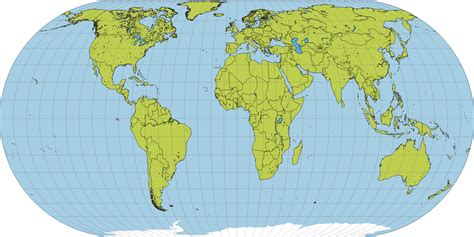 Equal Area Projections Or The True Size Of Every Country All At