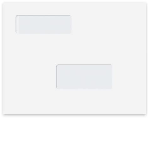 Large Blank Double Window Envelopes Landscape 11 1 2 X 9 Discount Tax Forms