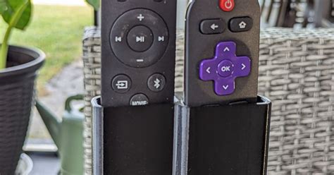 TCL Roku TV Alto Soundbar Wall Remote Holder By SaveYourBacon Download Free STL Model