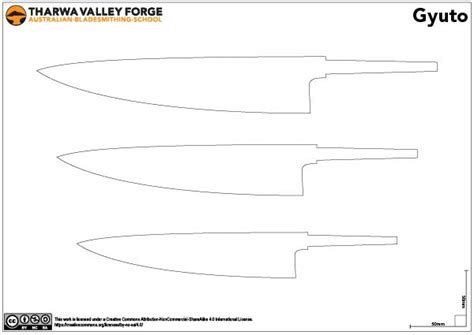 Japanese Knife Templates