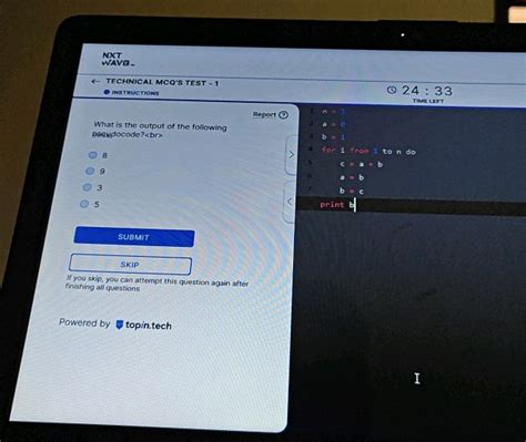 Nxt Wave Technical Mcqs Test 1 Instructions 1 Studyx
