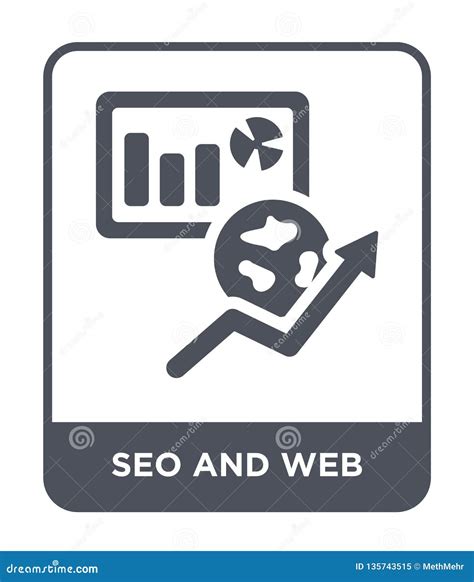 Seo And Web Icon In Trendy Design Style Seo And Web Icon Isolated On White Background Stock
