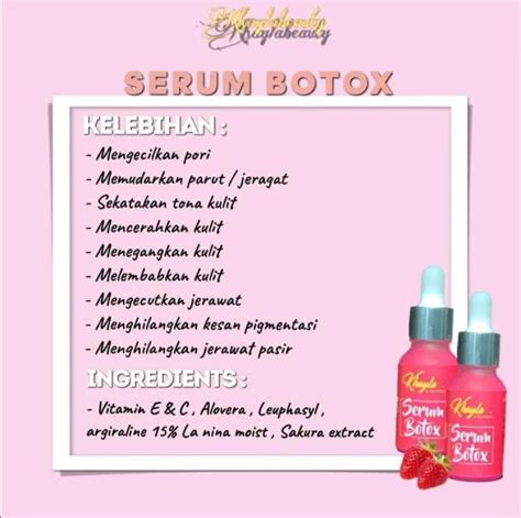 SERUM BOTOX Lazada
