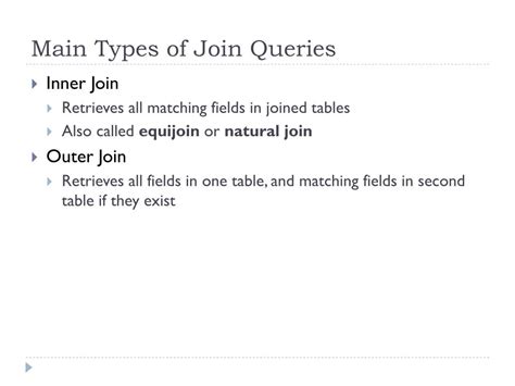 Ppt Join Queries Powerpoint Presentation Free Download Id5141994
