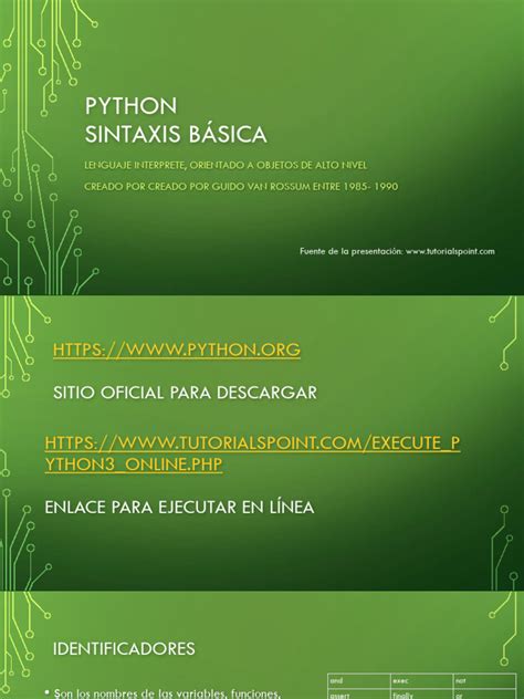Phython 1 Pdf Python Lenguaje De Programación Software