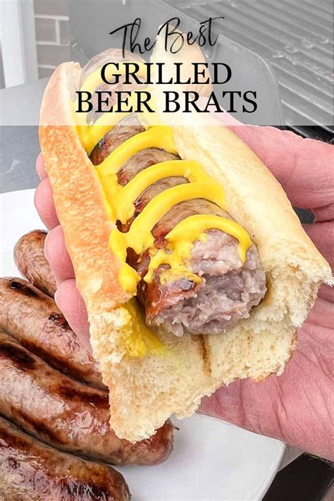 Grilled Beer Brats Seannas Kitchen