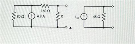 Solved The Circuits And Its Nortons Equivalent Are Given