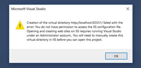 Iis Express Doesnt Work After Visual Studio Community 2017 Upgrade