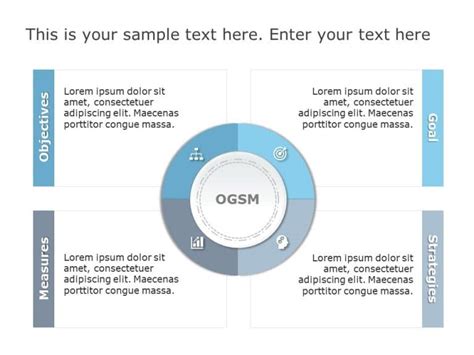 OGSM Model PowerPoint Template SlideUpLift