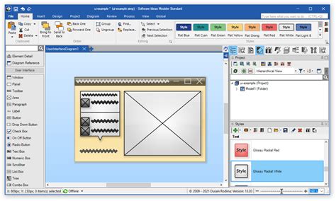 Improved User Interface Diagram And Synchronization To SI Server Software Ideas Modeler
