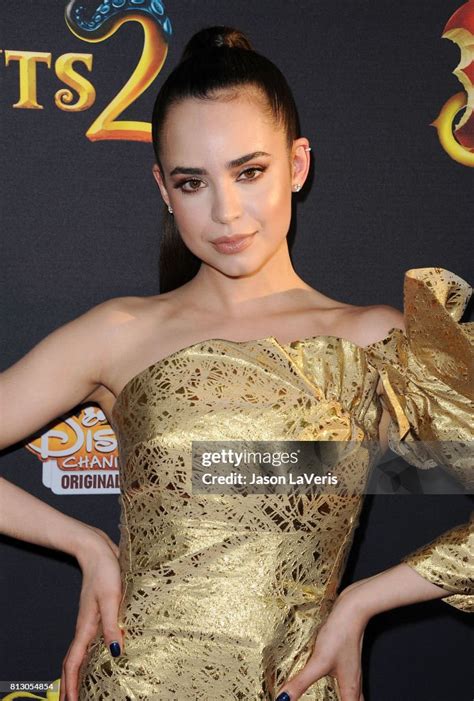 Actress Sofia Carson Attends The Premiere Of Descendants 2 At The