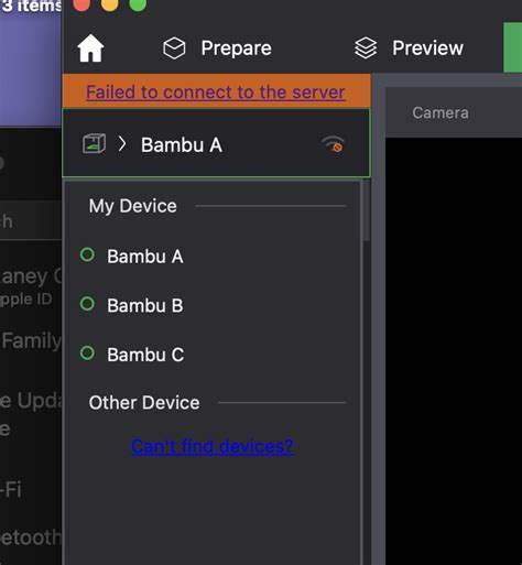 Get Failed To Connect To Server Message Nothing Works To Fix It Bambu Lab X1 Series Bambu