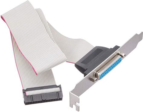 Startech Low Profile 16in Db25 Parallel Female To Idc 26 Pin Header Slot Plate Smart Guys