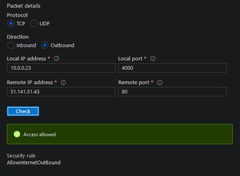 Azure Vm Cant Access Internet Server Fault
