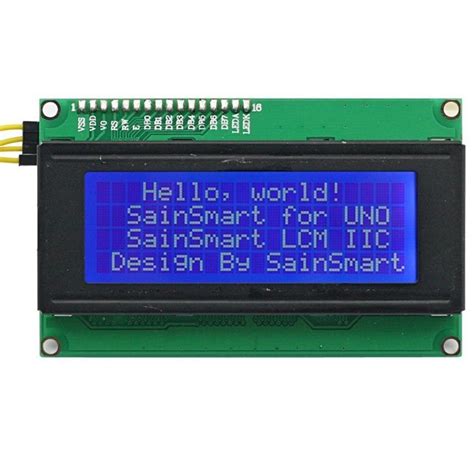 Arduino Displej 20x4 2004 Display Plavo Pozadinsko Svet 76388117
