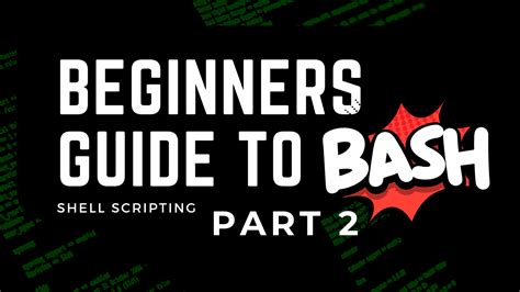 Part 2 Beginners Guide To Bash Scripting Credibledev