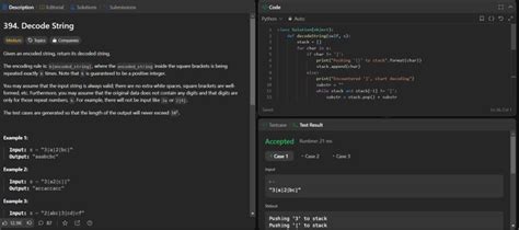 anubhuti dutta on linkedin day4 100daysofcode problem decode string